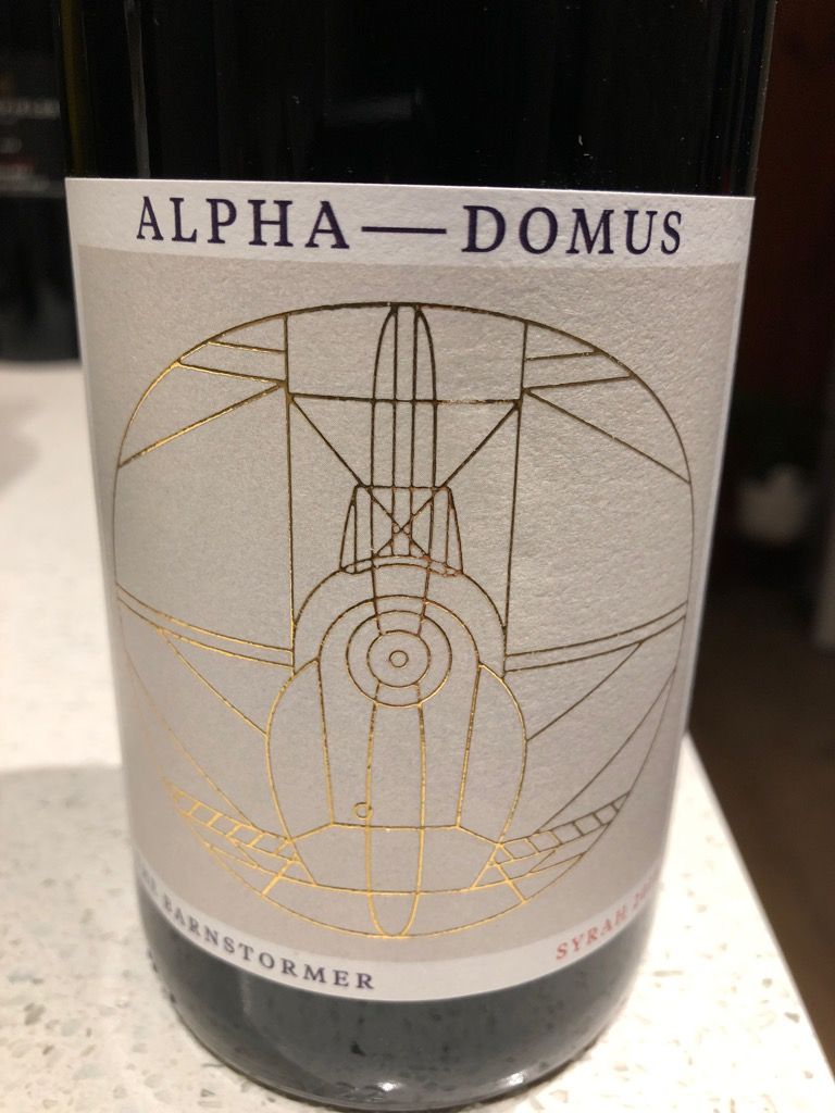 2018 Alpha Domus Syrah The Barnstormer, New Zealand, North Island ...