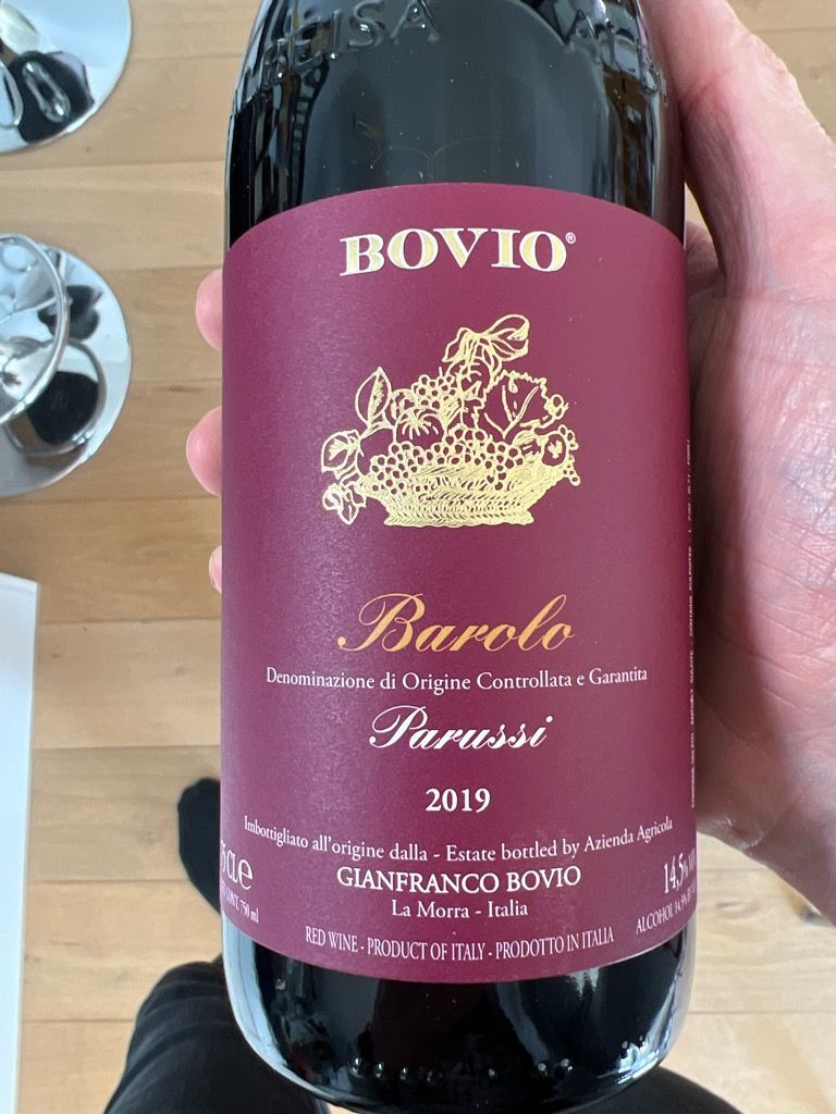 2019 Gianfranco Bovio Barolo Bricco Parussi Riserva, Italy, Piedmont ...