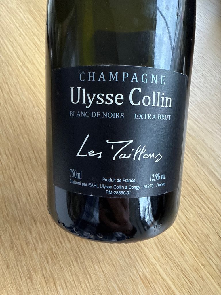 NV Ulysse Collin Champagne Blanc de Noirs Extra Brut (2015) Les ...