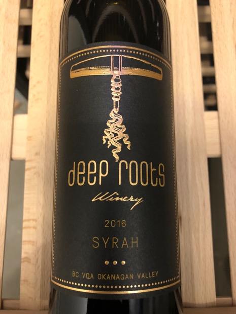 2016 Deep Roots Winery Syrah, Canada, British Columbia, Okanagan Valley ...