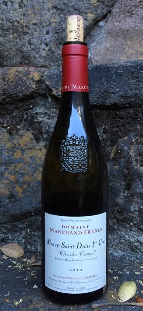 2010 Domaine Marchand Freres Morey St. Denis 1er Cru Clos des Ormes ...