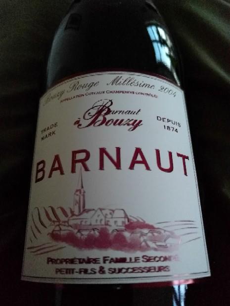 2012 Edmond Barnaut Coteaux Champenois Bouzy Rouge Grand Cru, France ...