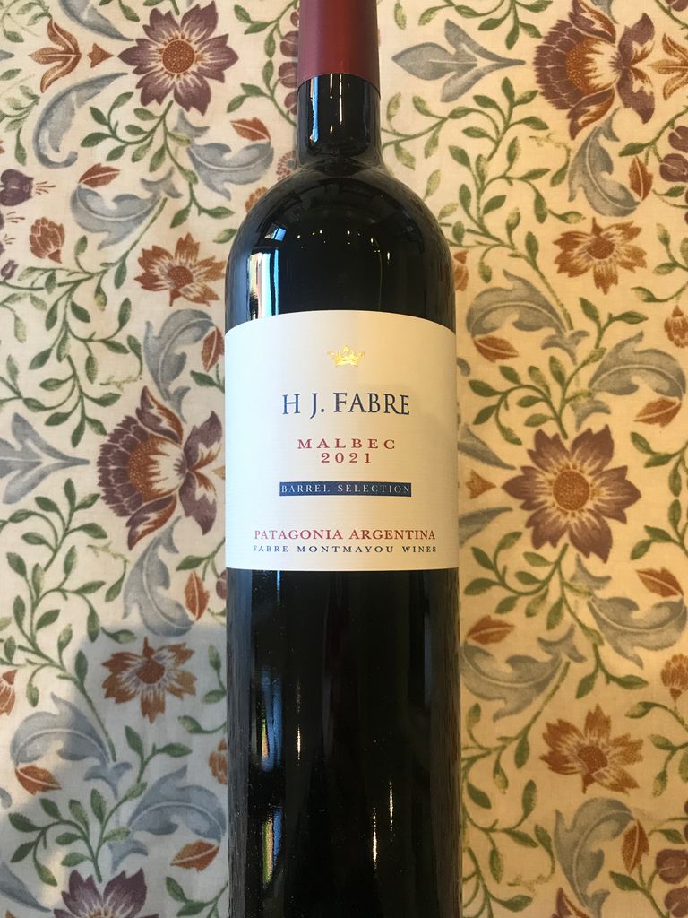 2021 Fabre Montmayou Malbec HJ Fabre Barrel Selection, Argentina ...