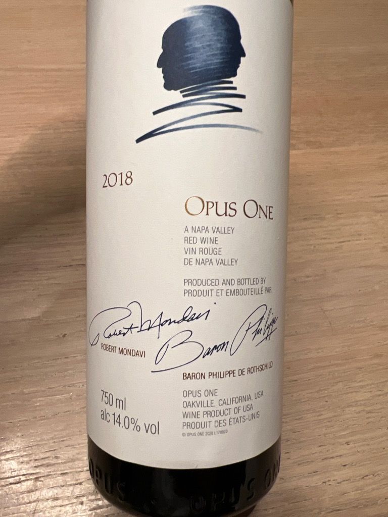 2020 Opus One, USA, California, Napa Valley - CellarTracker