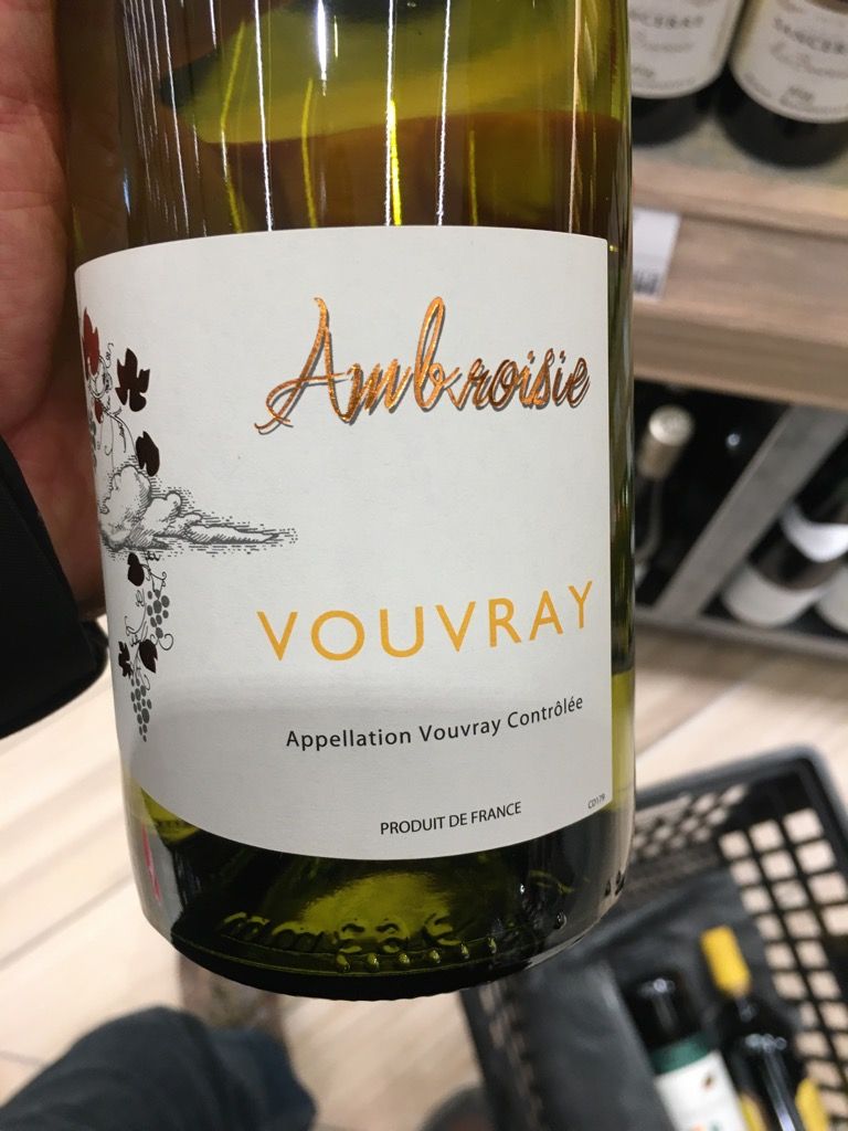 2020 Albert Besombes Vouvray Ambroisie, France, Loire Valley, Touraine ...