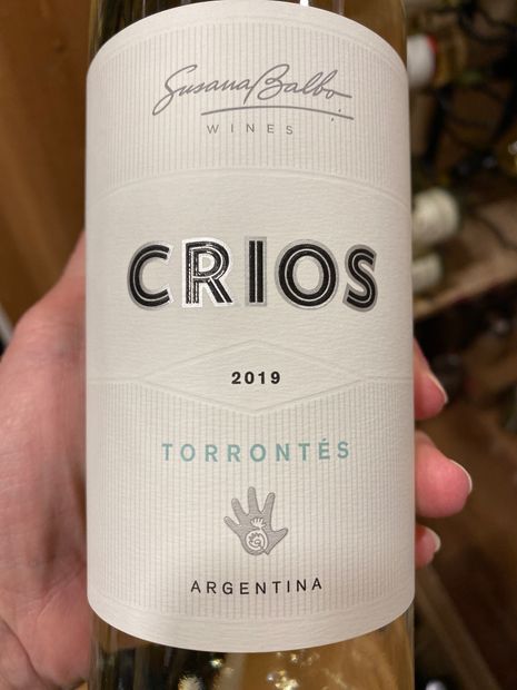 2019 Crios de Susana Balbo Torrontés, Argentina - CellarTracker