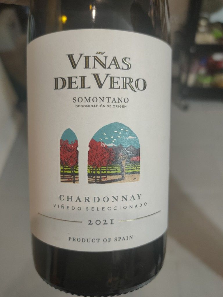 2021 Viñas del Vero Chardonnay Somontano, Spain, Aragón, Somontano ...