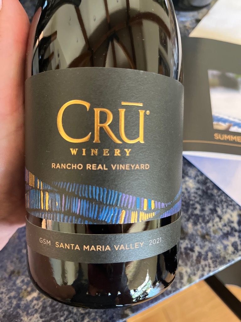 2021 CRU Winery Syrah Rancho Real Vineyard, USA, California, Central ...