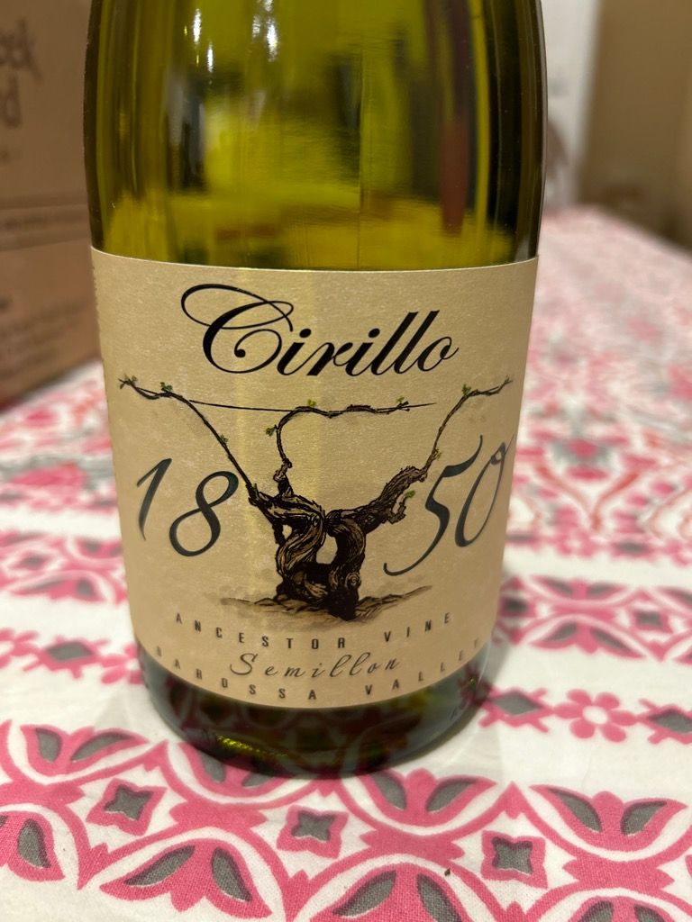 2018 Cirillo Sémillon 1850 Ancestor, Australia, South Australia ...