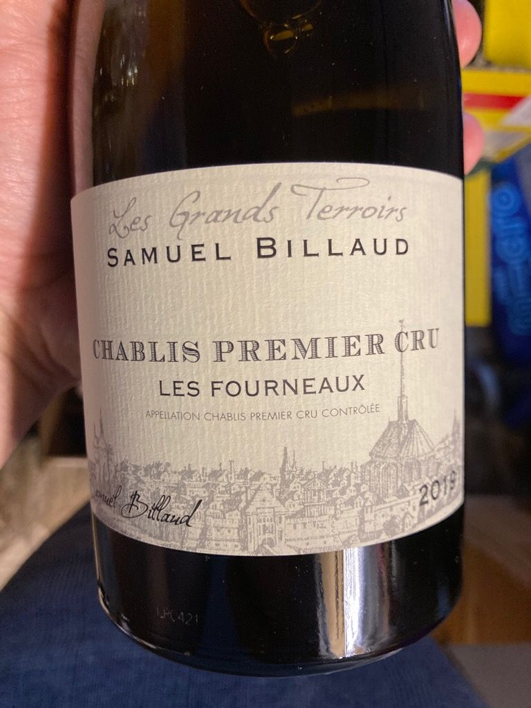 2019 Samuel Billaud Chablis 1er Cru Les Fourneaux, France, Burgundy ...