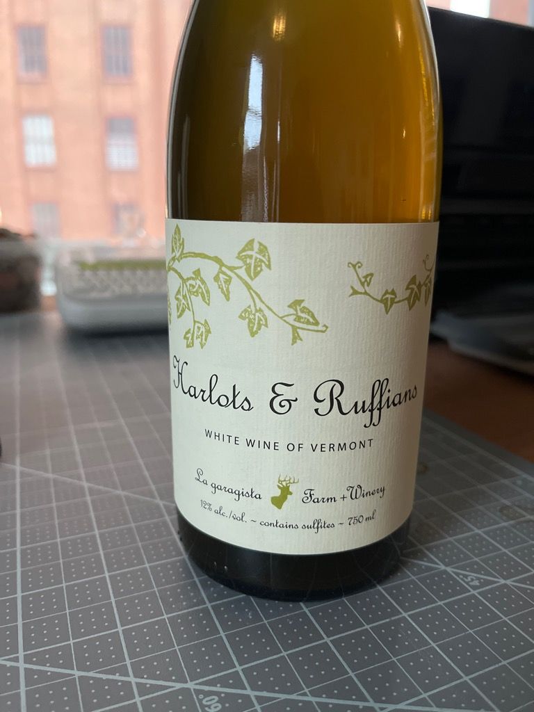 2022 La Garagista Harlots & Ruffians, USA, Vermont - CellarTracker