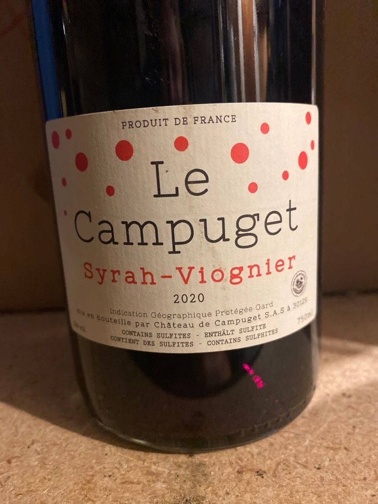 2023 Château de Campuget Gard Syrah Viognier, France, Languedoc ...