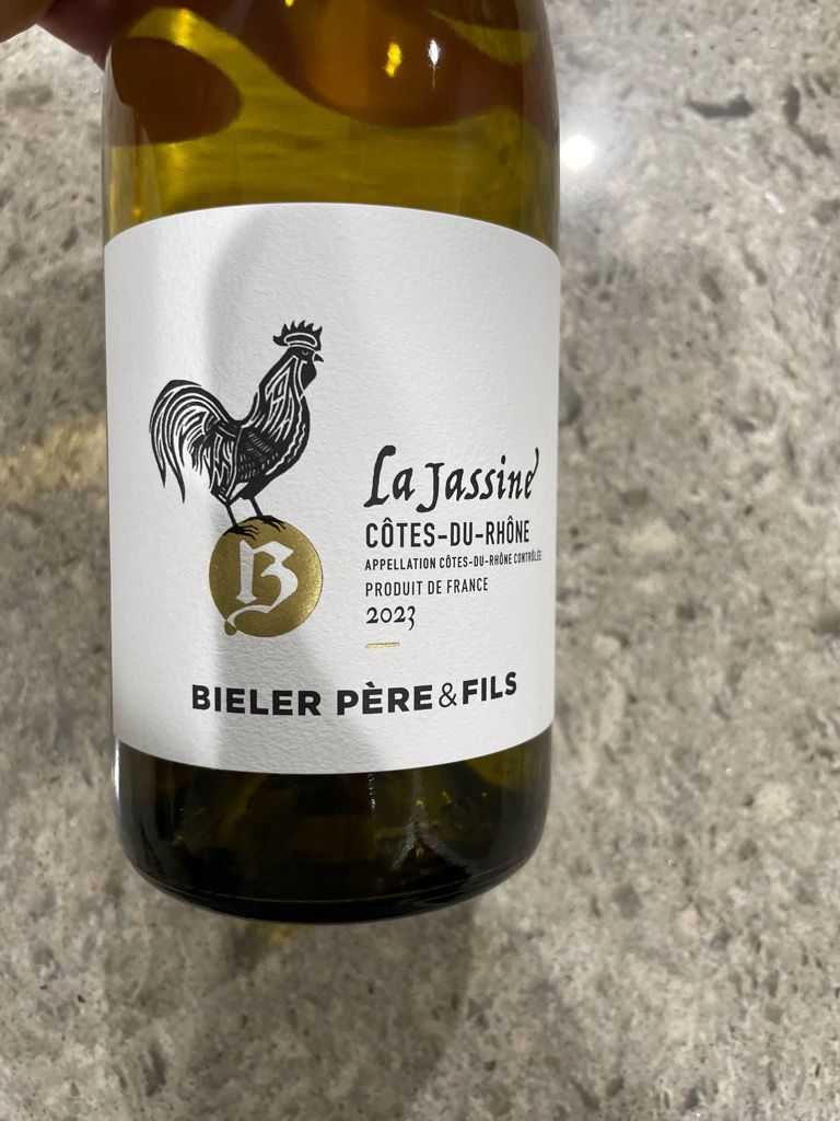 2024 Bieler Père et Fils Côtes du Rhône Villages La Jassine, France ...