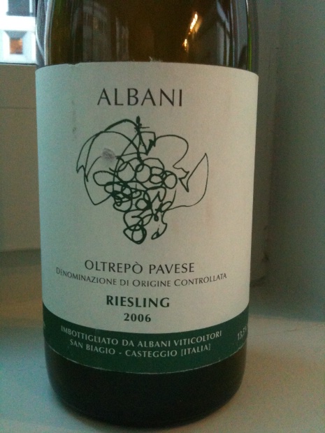 2005 Albani Viticoltori Riesling, Italy, Lombardia, Oltrepò Pavese ...