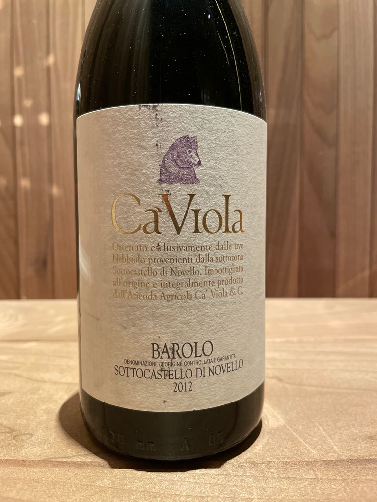2012 Ca' Viola Barolo Sotto Castello di Novello, Italy, Piedmont ...