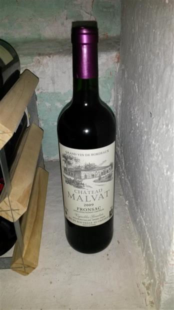 2009 Château Malvat, France, Bordeaux, Libournais, Fronsac - CellarTracker