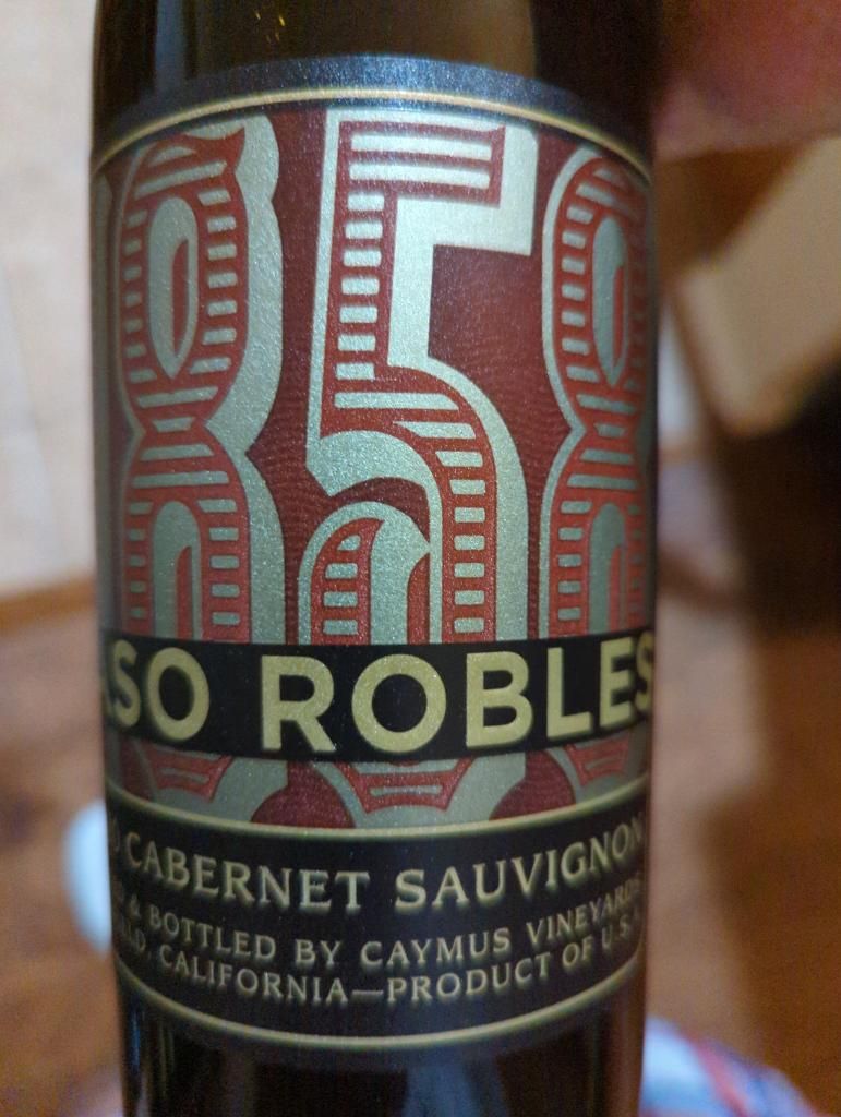 2020 Caymus Cabernet Sauvignon 1858 Paso Robles, USA, California ...