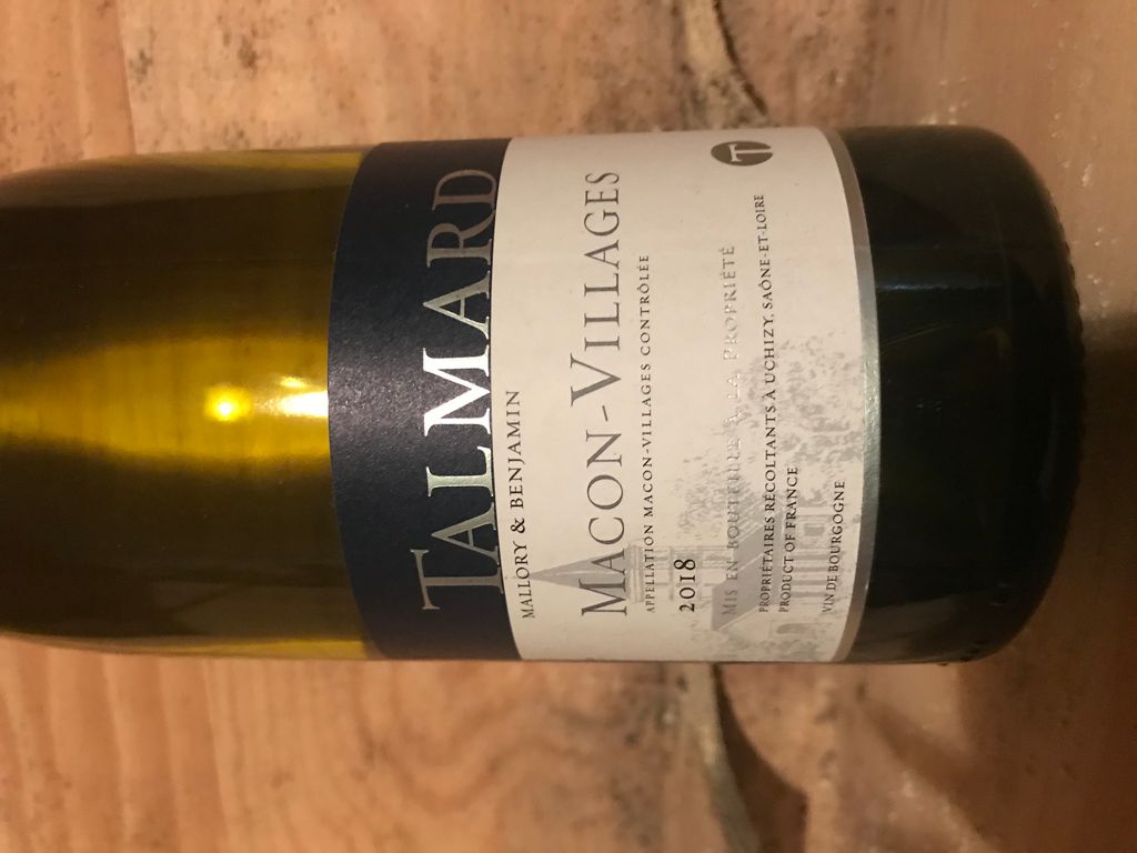 2018 Gérald Talmard Mâcon-Uchizy, France, Burgundy, Mâconnais, Mâcon ...