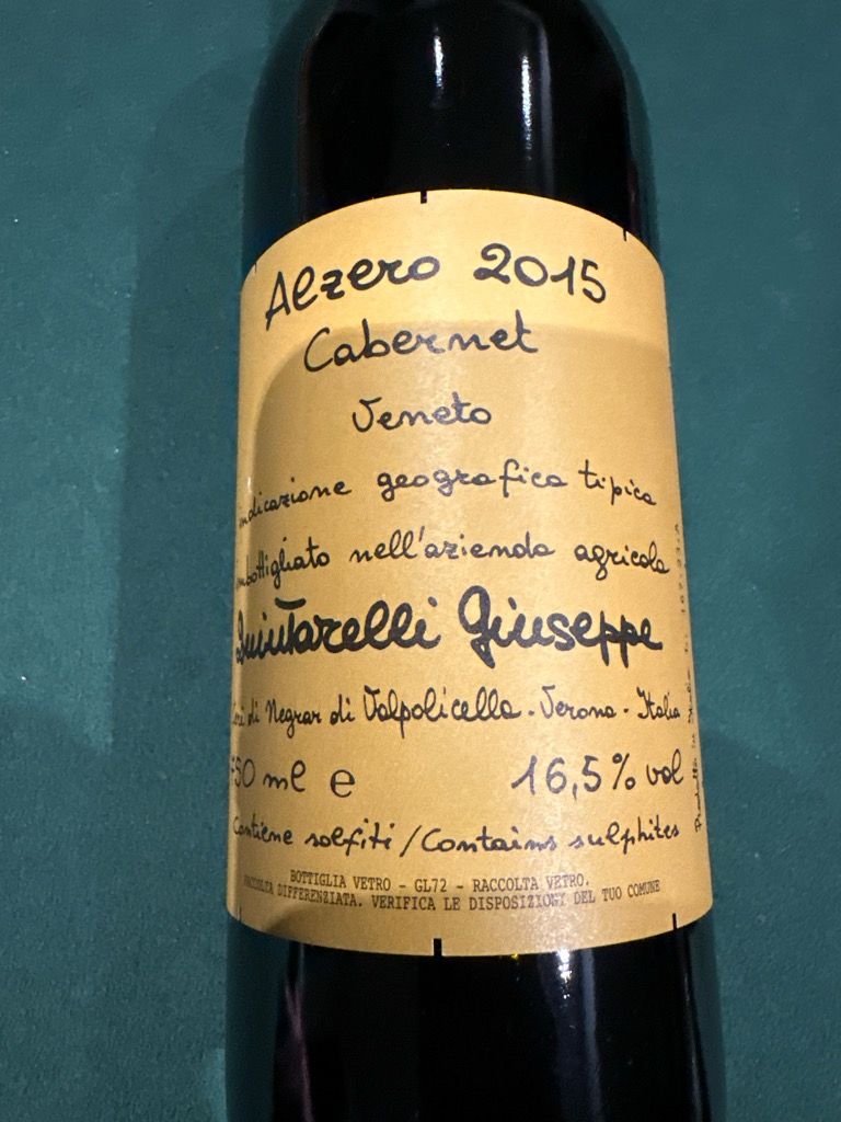 2015 Giuseppe Quintarelli Cabernet Alzero, Italy, Veneto, Veneto IGT ...