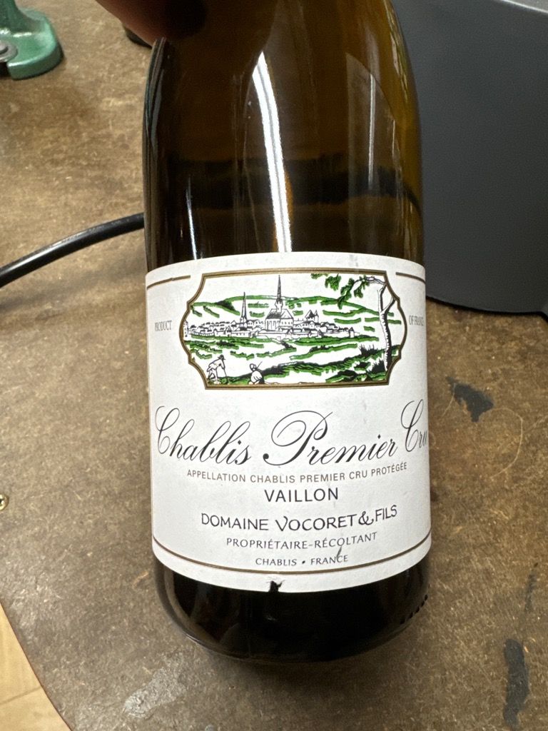 2023 Domaine Vocoret et Fils Chablis 1er Cru Vaillons, France, Burgundy ...