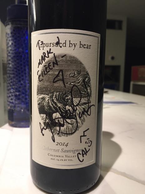 2014 Pursued by Bear Cabernet Sauvignon Pursued by Bear, USA ...