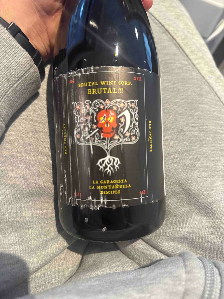 2023 Brutal Wine Corporation Brutal!!! Red Piquette La Garagista La Montañuela Disciple, Brazil ...