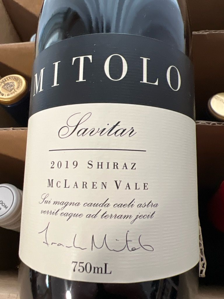 2019 Mitolo Shiraz Savitar, Australia, South Australia, Fleurieu ...