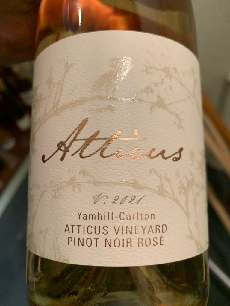 2021 Atticus Pinot Noir Rosé, USA, Oregon, Willamette Valley ...