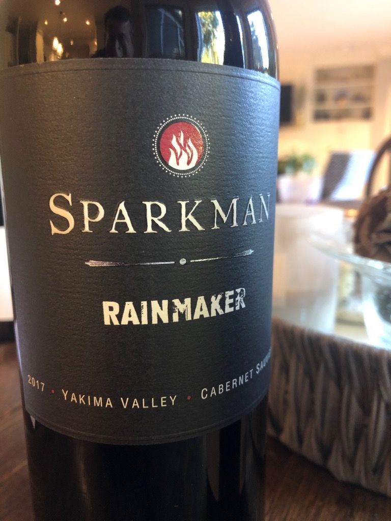 2017 Sparkman Cellars Cabernet Sauvignon Rainmaker, USA, Washington ...