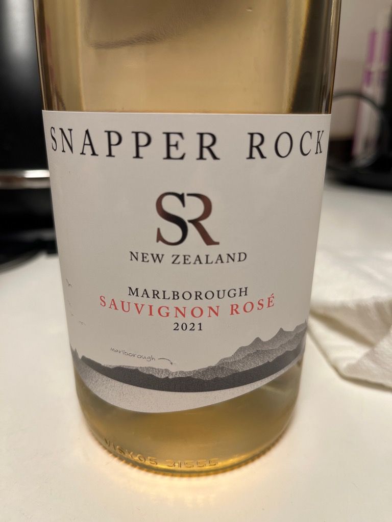 2022 Snapper Rock Sauvignon Rose Rosé, New Zealand, South Island ...