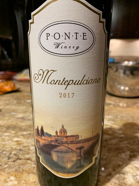 2017 Ponte Winery Montepulciano, USA, California, South Coast, Temecula ...