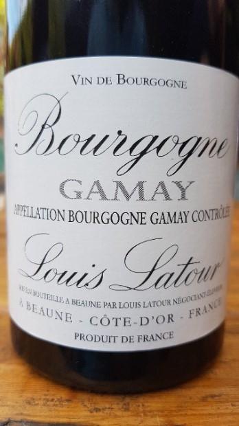2016 Louis Latour Gamay Bourgogne, France, Burgundy, Bourgogne ...