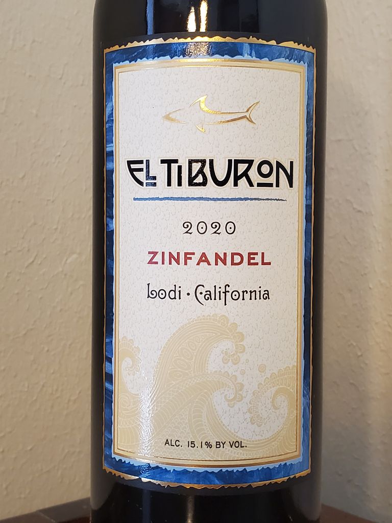 2020 El Tiburon Cellars Zinfandel, USA, California, Central Valley ...