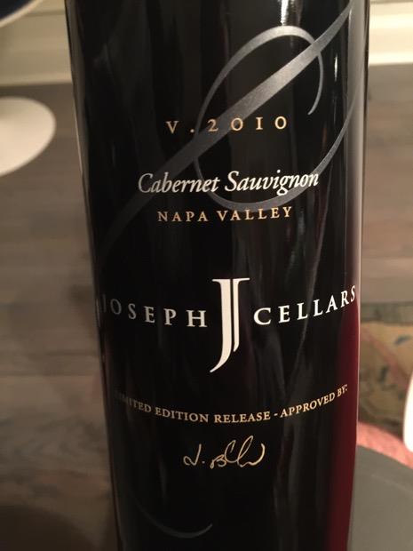 2010 Joseph Cellars Cabernet Sauvignon, USA, California, Napa Valley ...