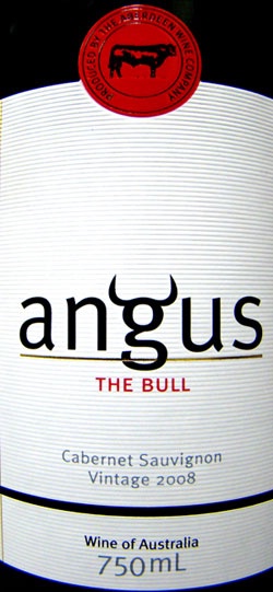 2005 Angus the Bull Cabernet Sauvignon, Australia, Victoria, Central ...