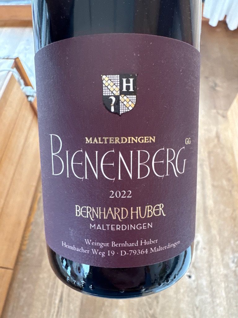 2023 Bernhard Huber Malterdinger Bienenberg Spätburgunder Großes ...