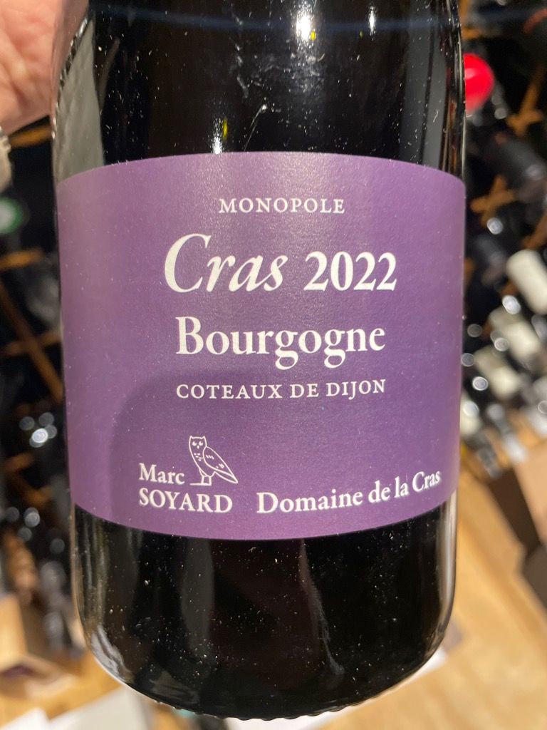 2023 Domaine de la Cras (Marc Soyard) Bourgogne Coteaux de Dijon 'Cras ...