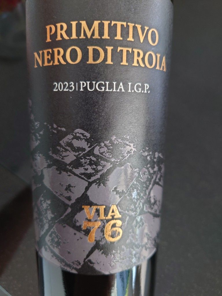 2023 Aldi Via 76 Primitivo - Nero di Troia Puglia IGT, Italy, Puglia, Puglia IGT - CellarTracker