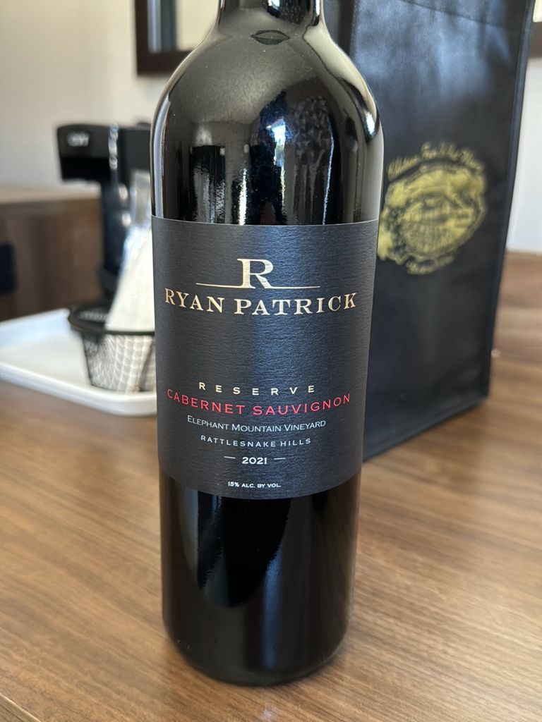 2021 Ryan Patrick Vineyards Cabernet Sauvignon Reserve Elephant ...