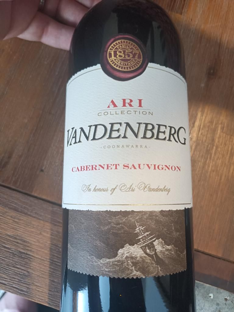 2020 Vandenberg Cabernet Sauvignon Ari Collection, Australia, South ...