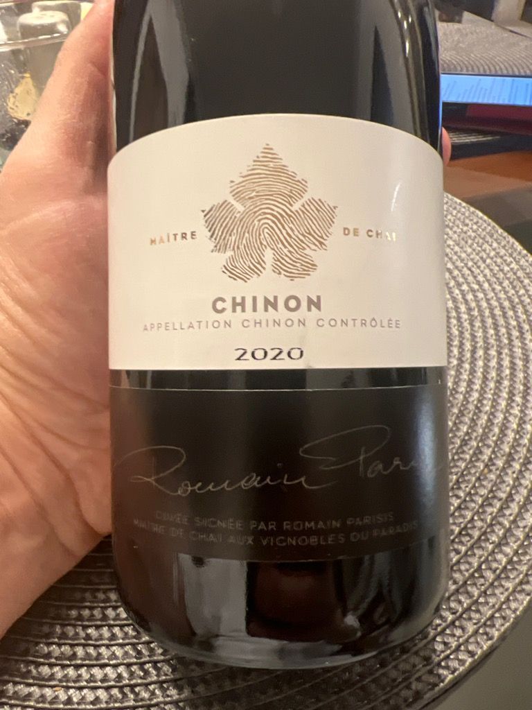 2020 Romain Parisis Chinon Cuvée Signée, France, Loire Valley, Touraine ...