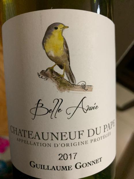 2015 Guillaume Gonnet Châteauneuf-du-Pape Blanc Belle Amie, France, Rhône, Southern Rhône ...