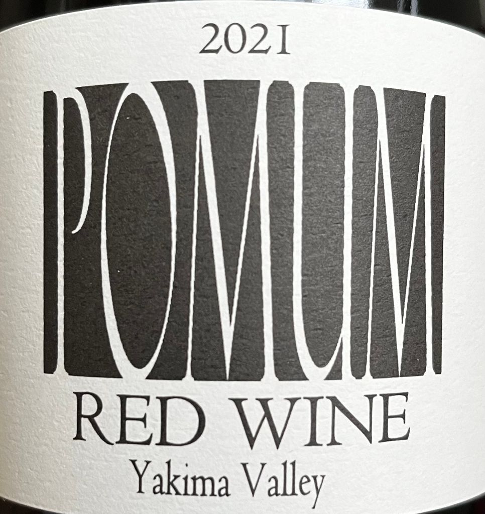 2021 Pomum Cellars Red Wine, USA, Washington, Columbia Valley, Yakima ...