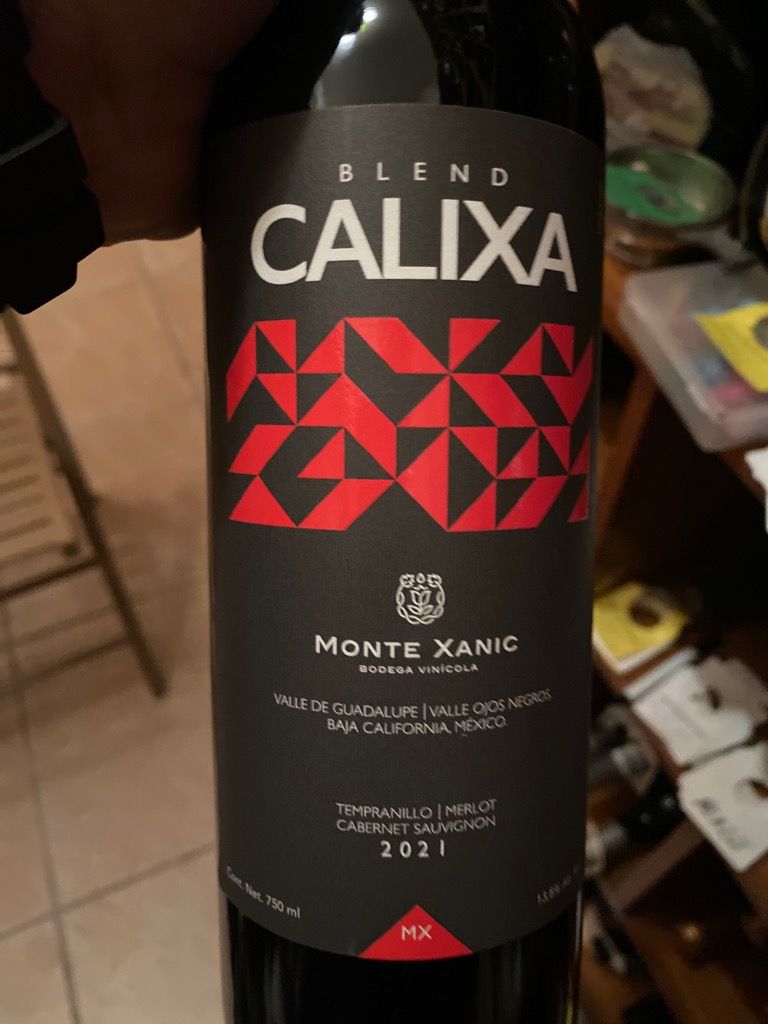 2021 Monte Xanic Calixa Blend, Mexico, Baja California, Valle de ...