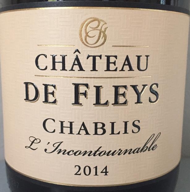 2017 Château de Fleys Chablis L'Incontournable, France, Burgundy, Chablis - CellarTracker