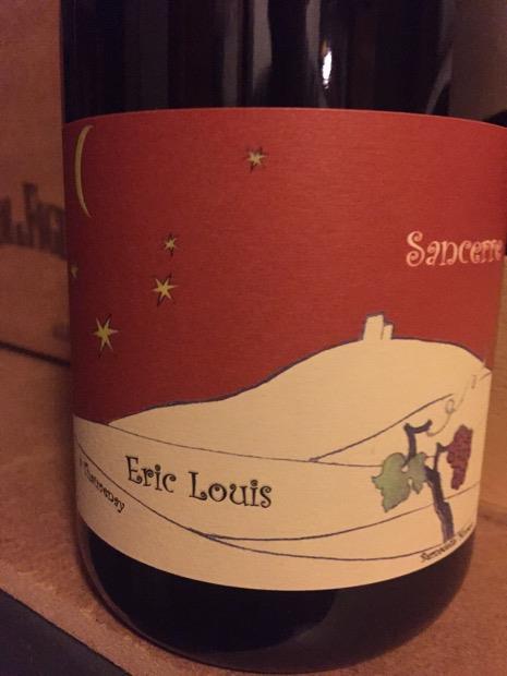 2014 Eric Louis Sancerre Rouge, France, Loire Valley, Upper Loire ...