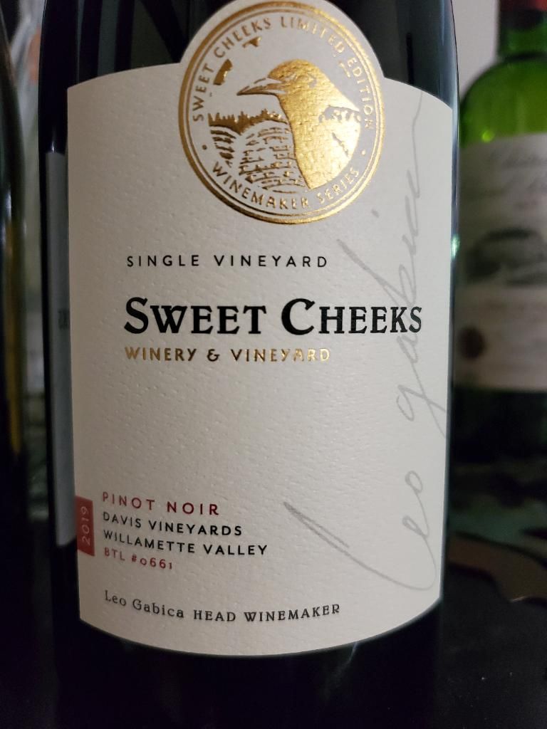 2018 Sweet Cheeks Pinot Noir Reserve, USA, Oregon, Willamette Valley ...