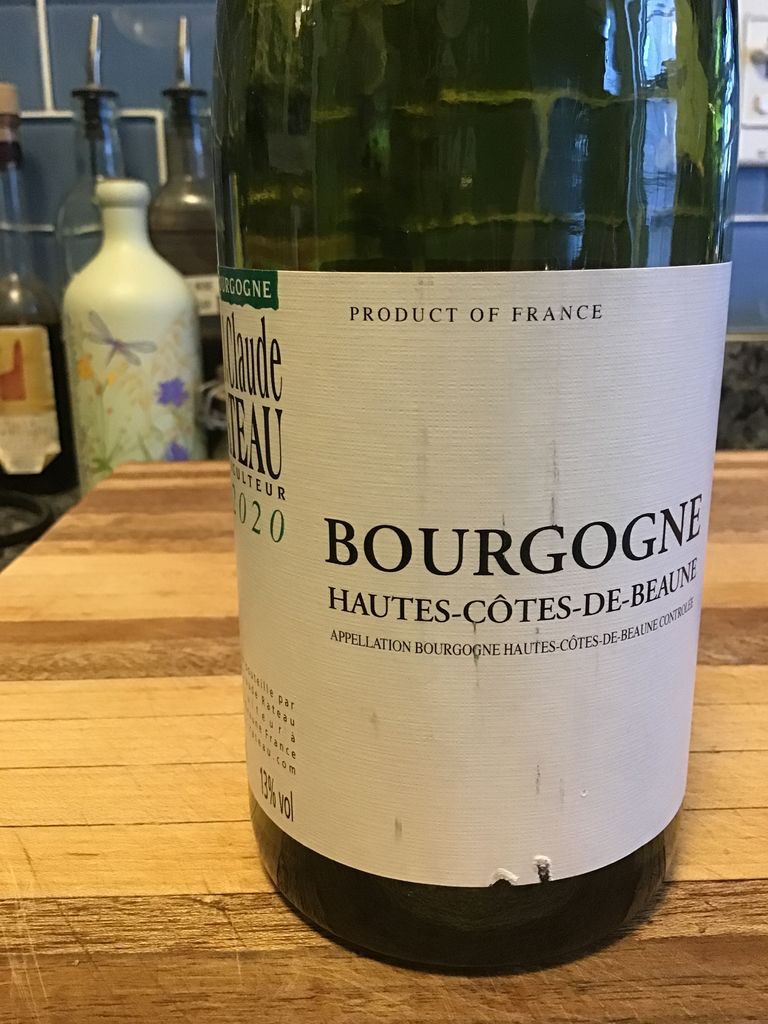 2020 Jean-Claude Rateau Bourgogne Hautes-Côtes de Beaune Blanc, France ...