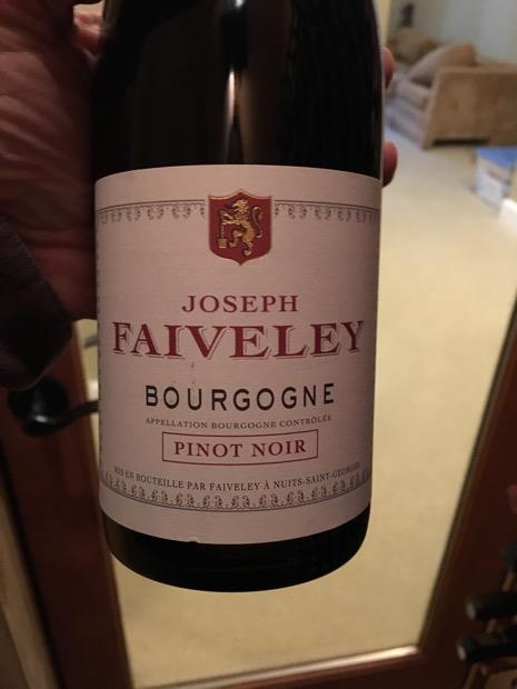 2013 Faiveley Pinot Noir Bourgogne Joseph Faiveley, France, Burgundy ...