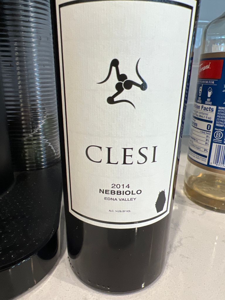 2015 Clesi Nebbiolo Amphora, USA, California, Central Coast, Edna ...